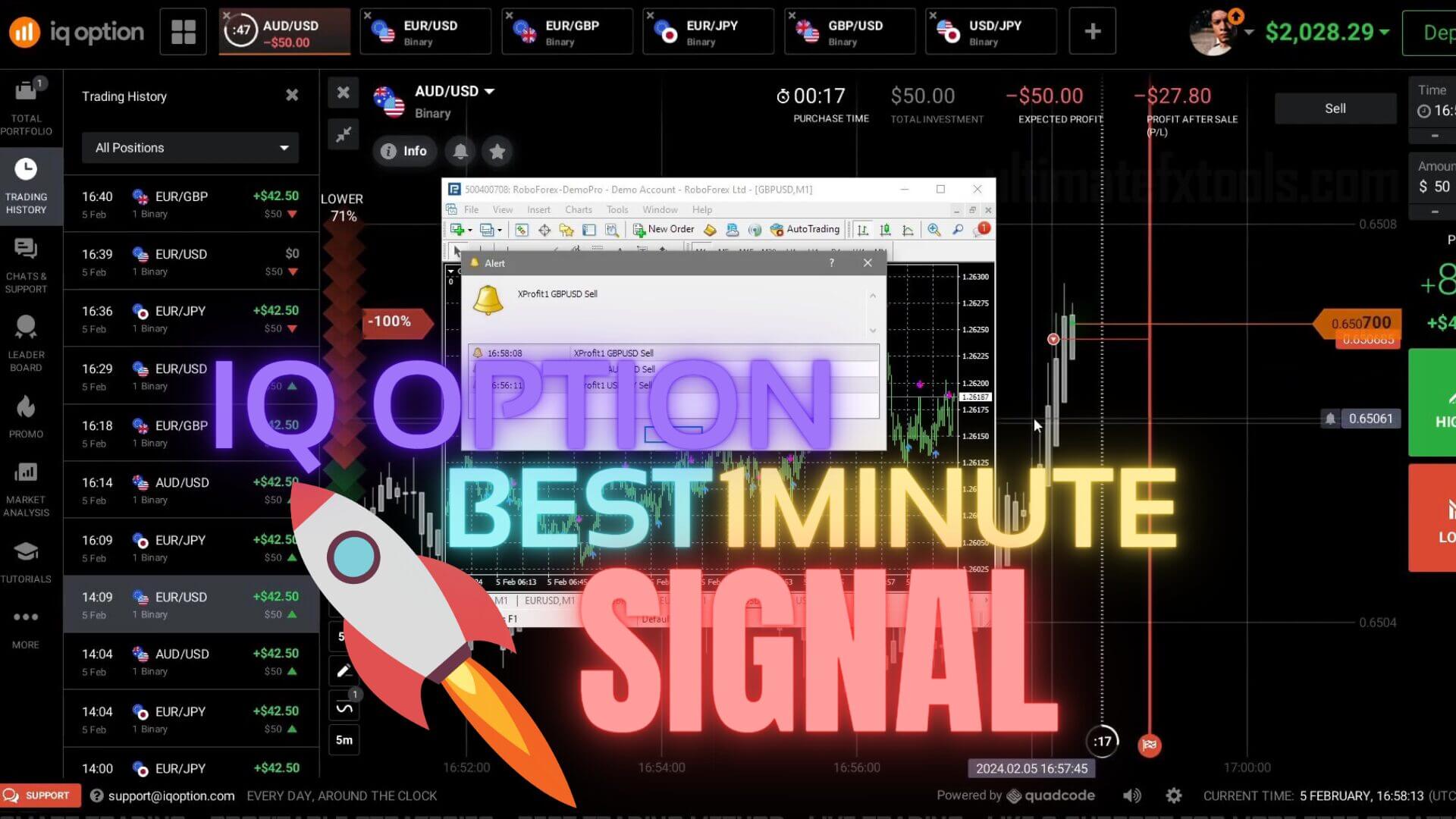 XProfit Indicator - 1 Minute Trading | IQ Option