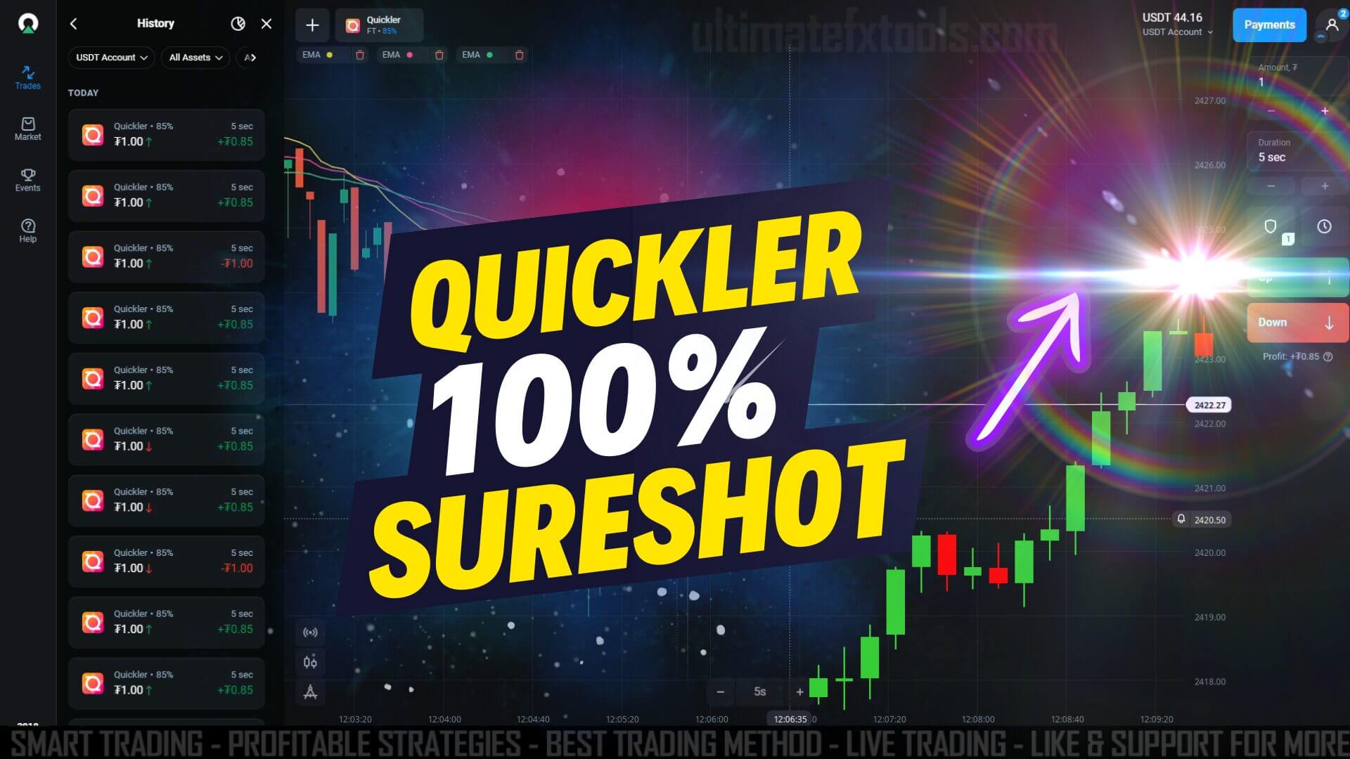Sureshot Olymp Trade Quickler 100 - Ultimatefxtools