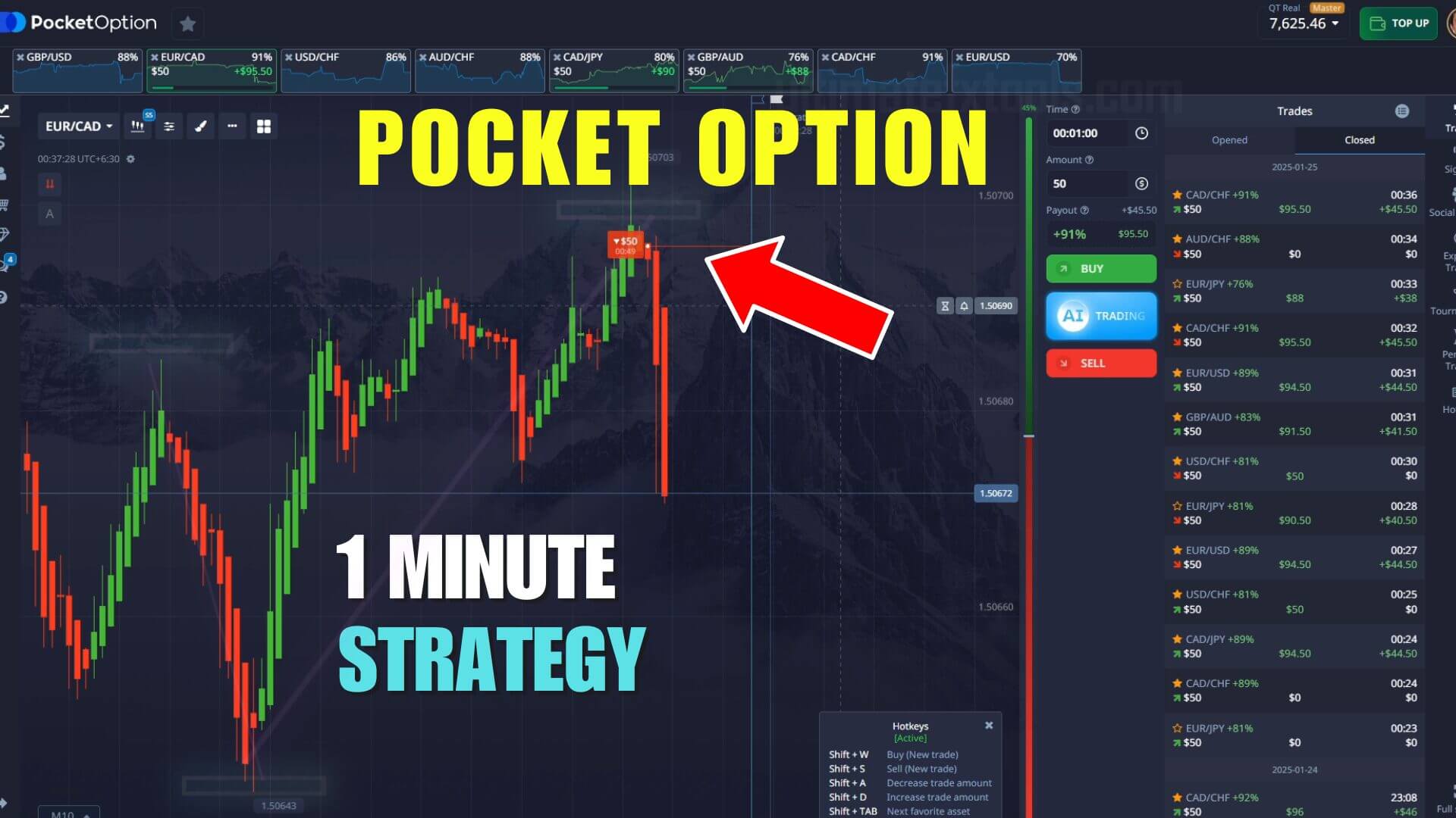 Pocket Option Impressive 1 Minute Reversal Signals - Ultimatefxtools